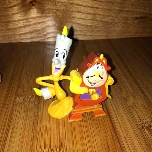 Disney | Toys | Disney Beauty And The Beast Lumiere Cogsworth Toy ...